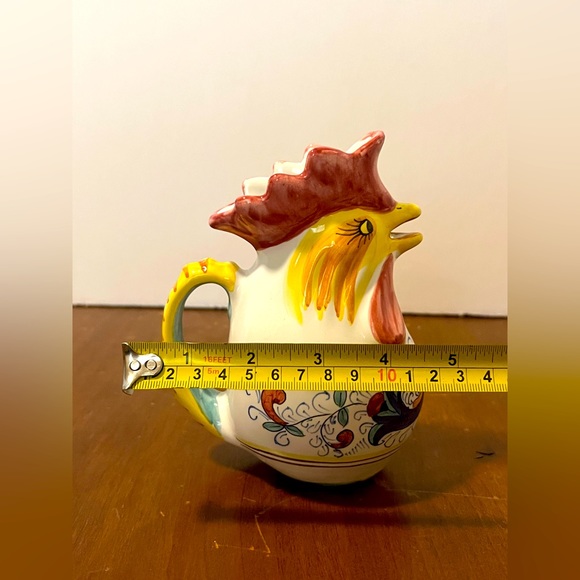 Deruta | Art | Deruta Style Rooster Pitcher Made In Italy 65 Tall ...